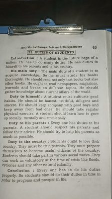 Duties of a Student Composition - Amra Jani